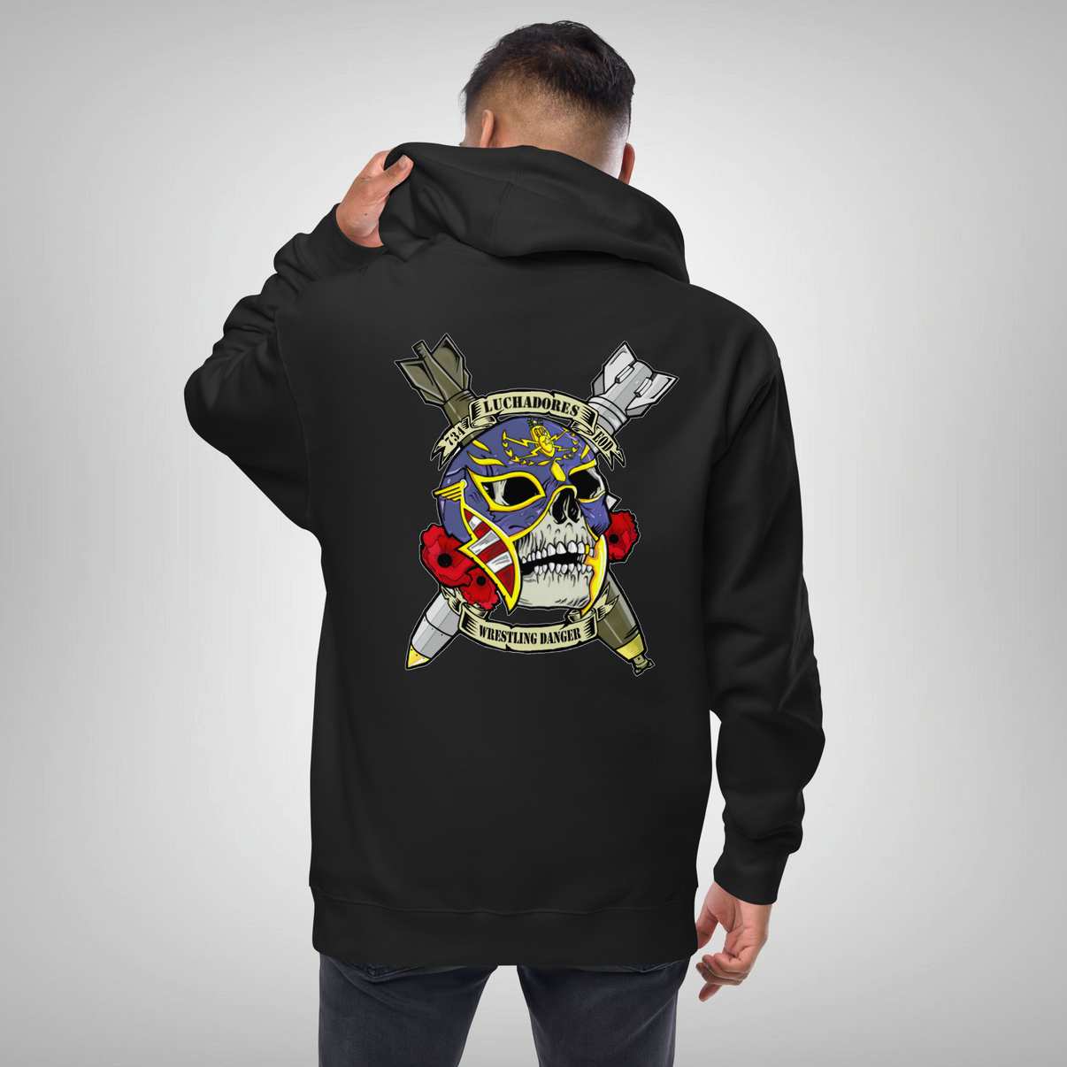 734th EOD "Luchadores" Zip Up Hoodie – BombProof